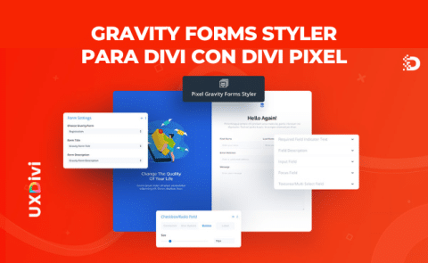 Nuevo módulo de Divi Pixel: Gravity forms Styler para Divi. | uxdivi